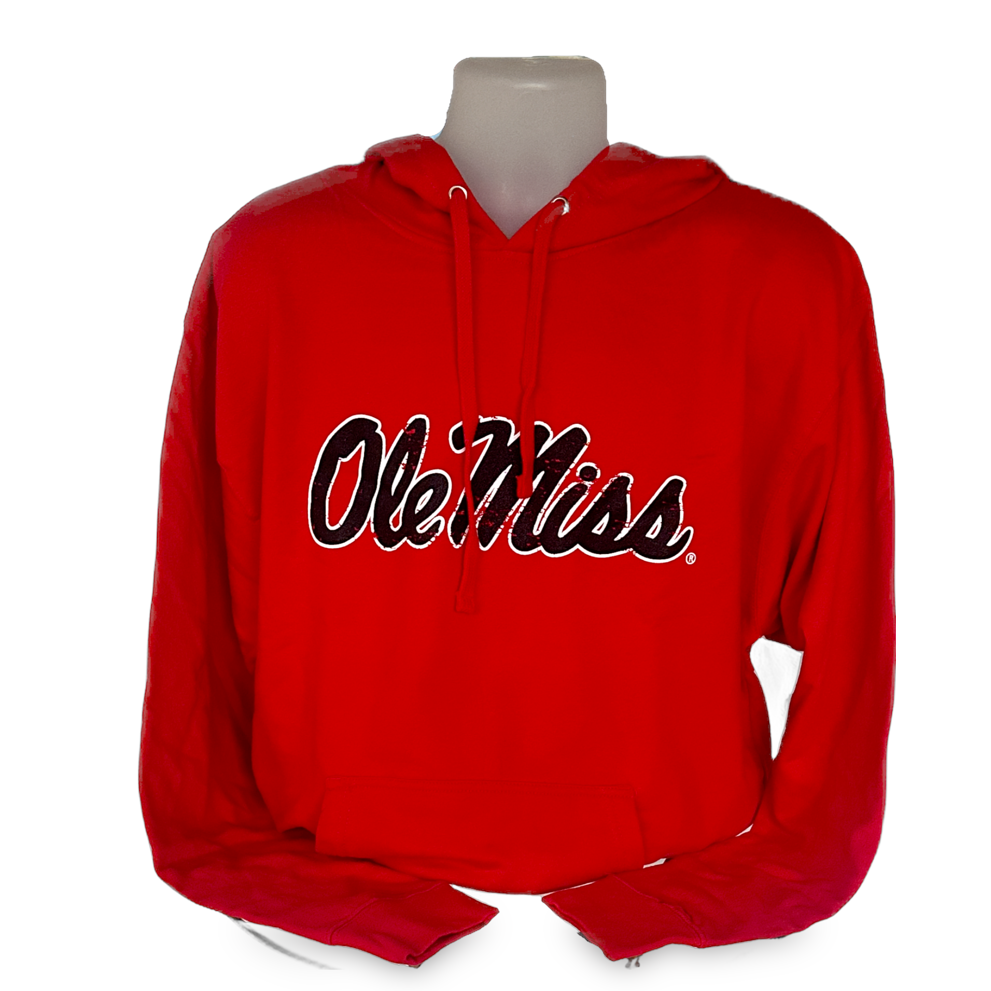 Faded Script Ole Miss Hoodie | Oxford T-shirt Company